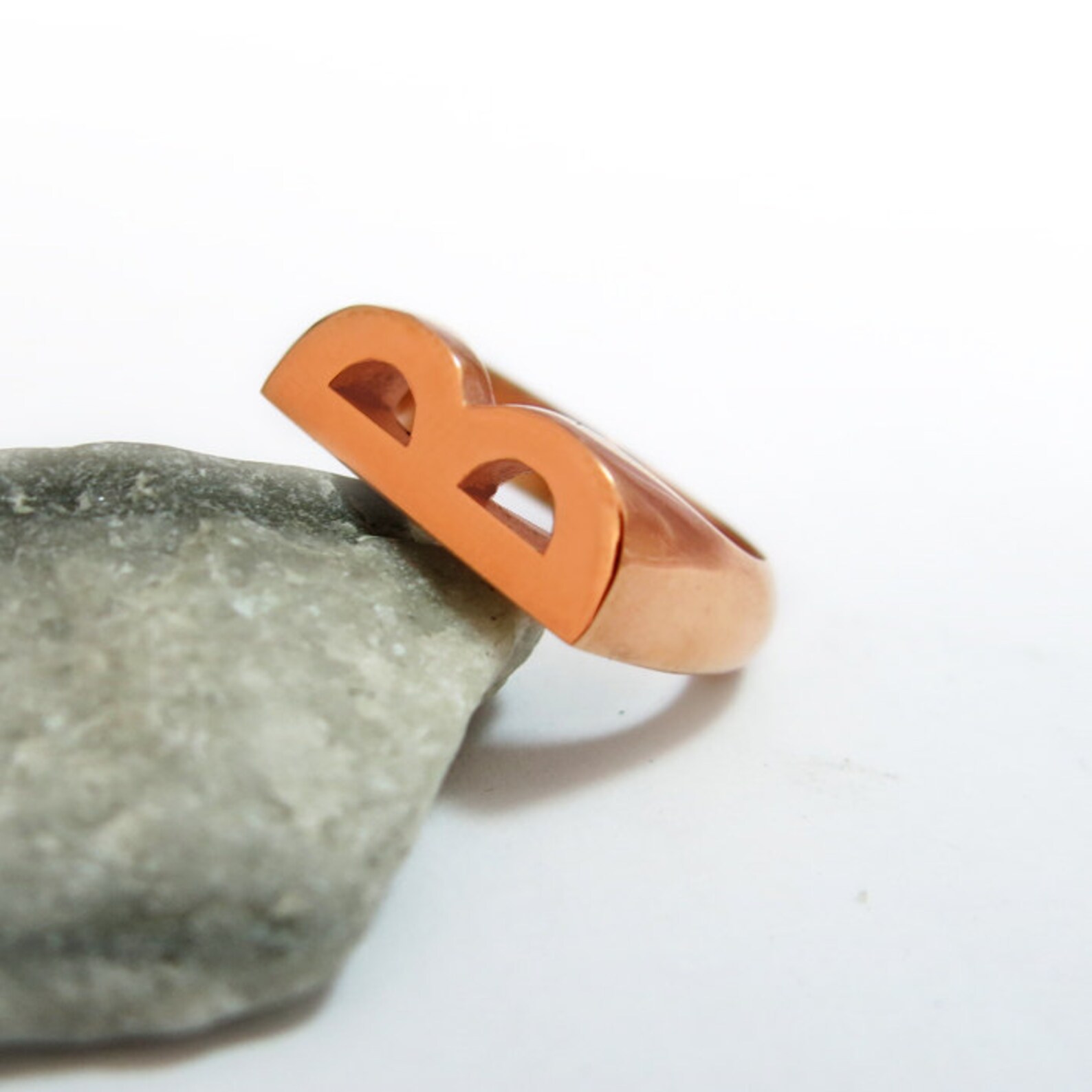 Personalized Ring, Monogram Ring, Initial Signet Ring, Custom Letter ...