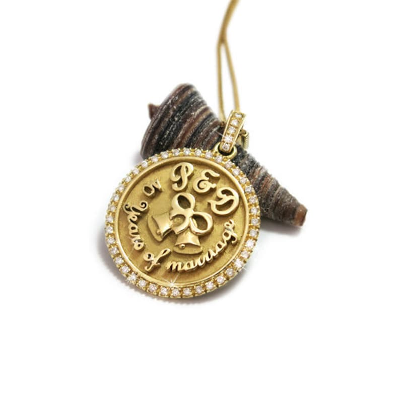 Gold Anniversary Necklace Personalized Gold Necklace Gold - Etsy