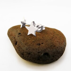 Silver Post Earrings, Star Earrings, Tiny Studs, Dainty Studs, Silver ...