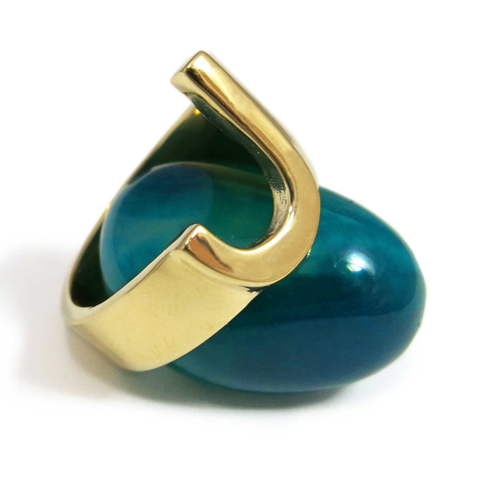 Custom Gold Ring Initial Ring J Ring Personalized Gold - Etsy