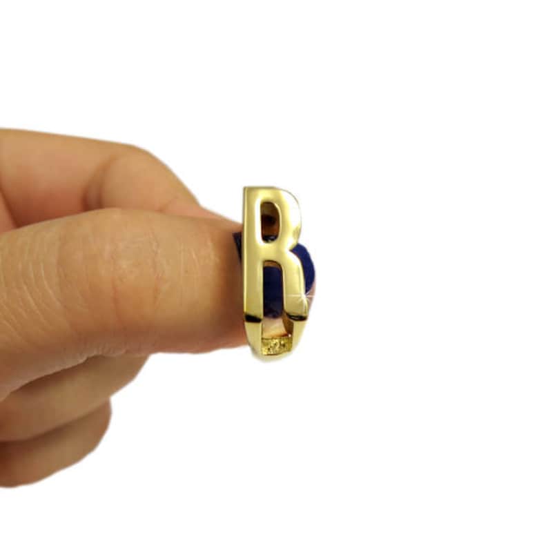 R Ring, Personalized Initial Jewelry, Initial Ring, Name Ring ...