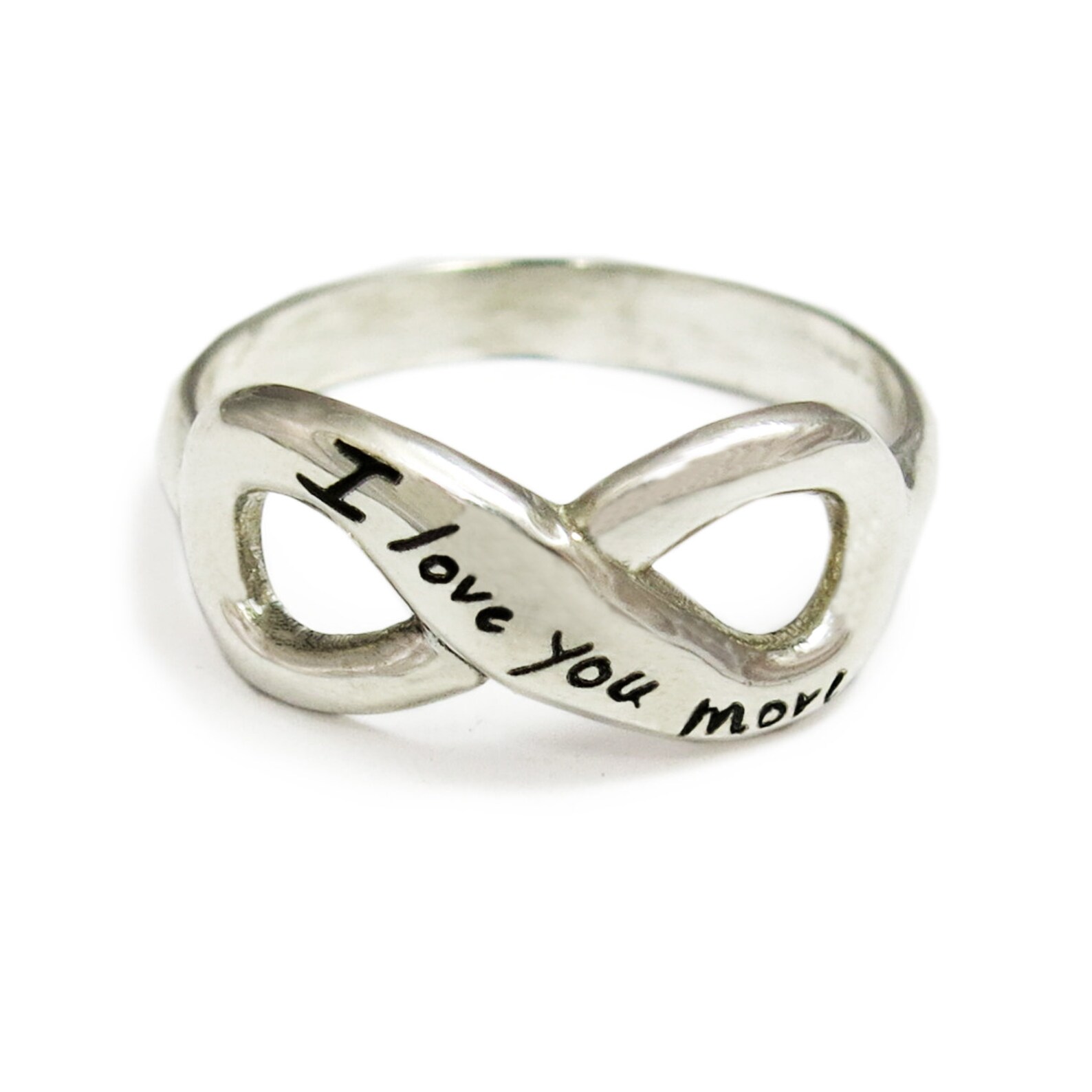 Infinity Ring Personalized Ring Name Ring Knot Ring Best | Etsy