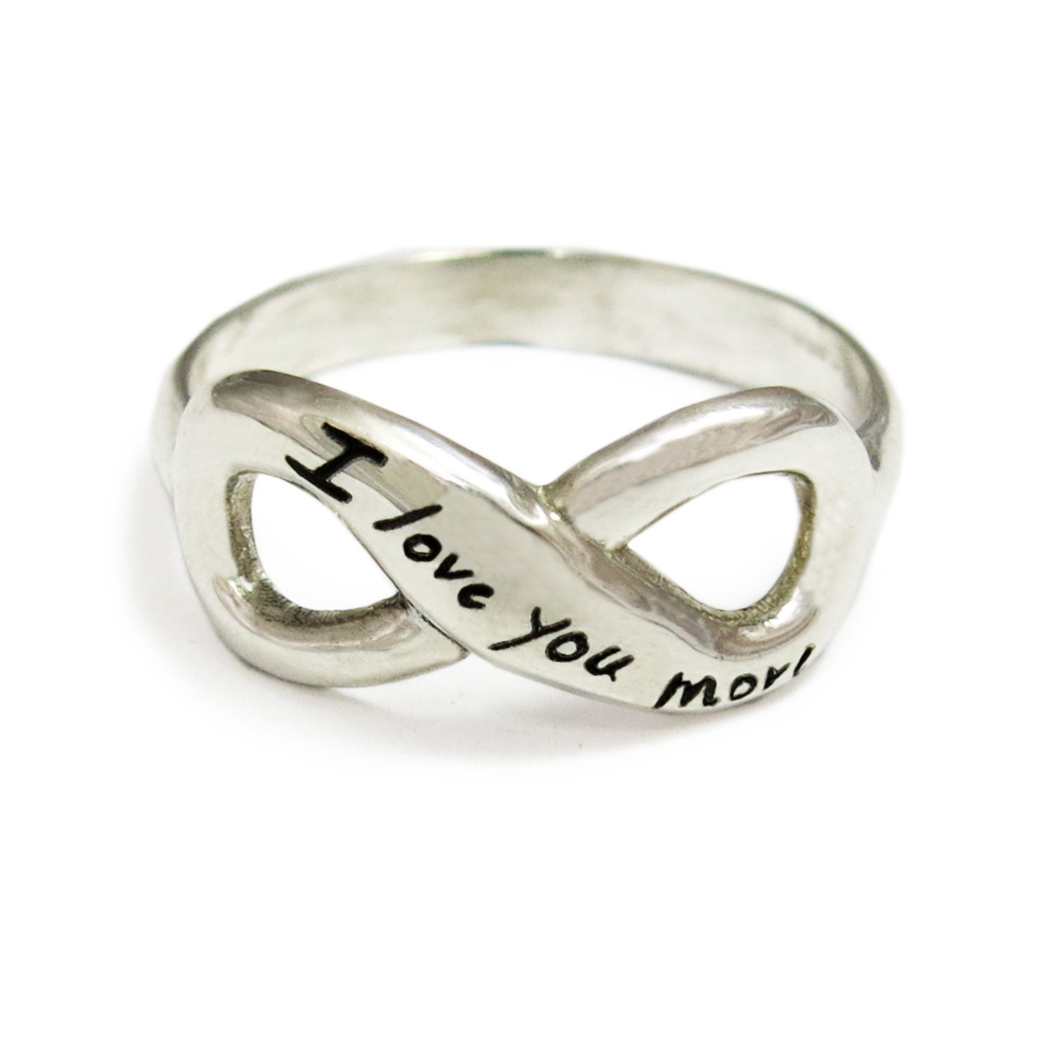 Infinity Ring Personalized Ring Name Ring Knot Ring Best | Etsy