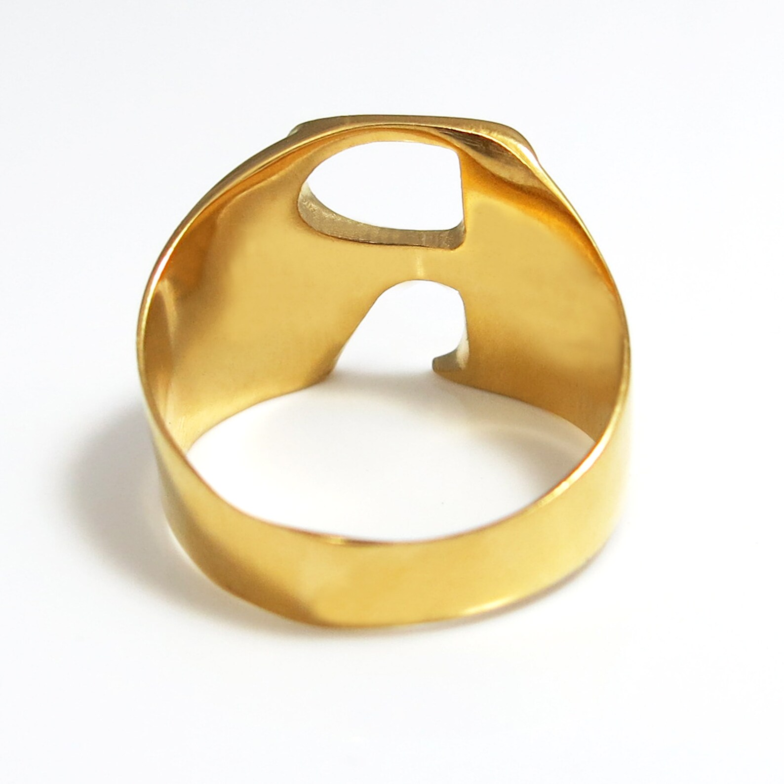 Initial Gold Ring Gold Letter Ring R Ring Personalized | Etsy