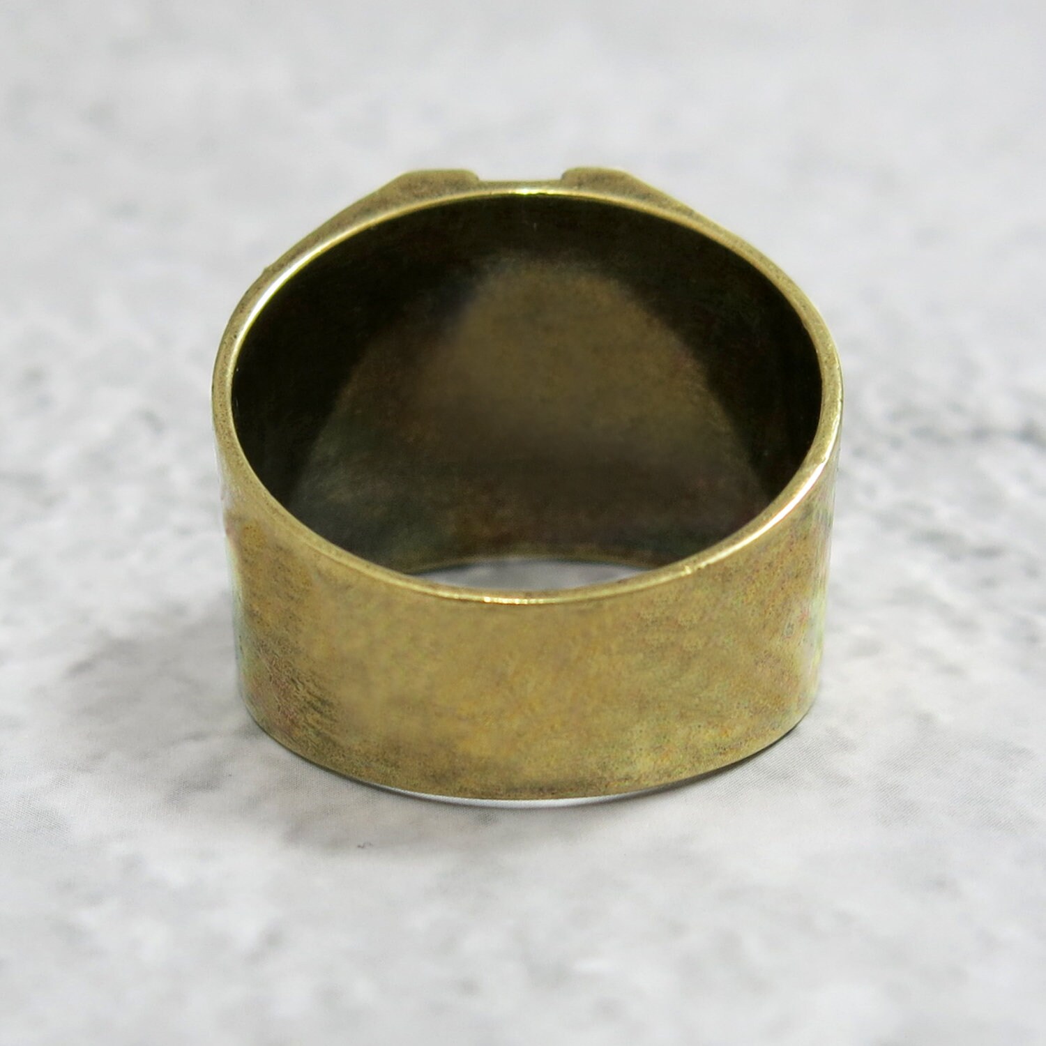 Letter Ring Initial Ring Chunky Ring Alphabet Ring - Etsy Israel