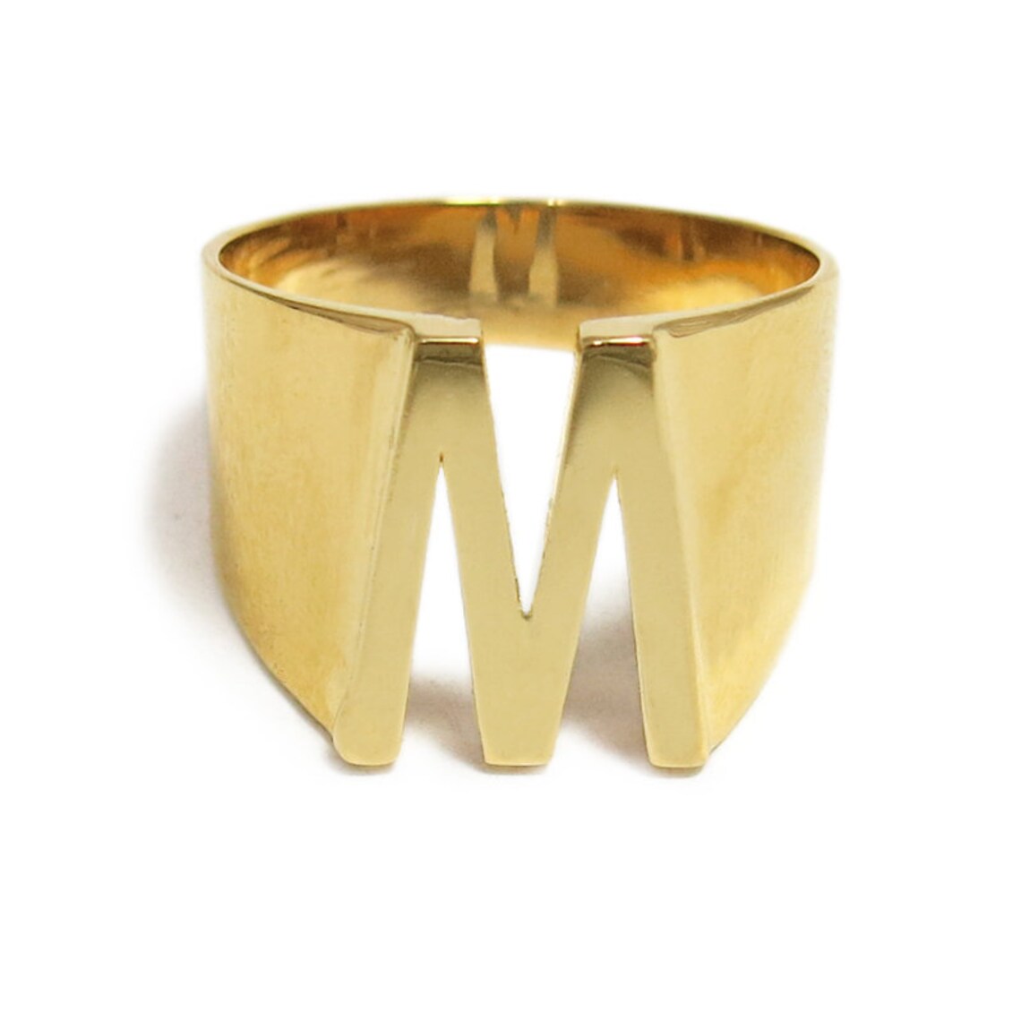Initial Ring, Letter M Ring, Personalized Ring, Initial Jewelry, Name ...