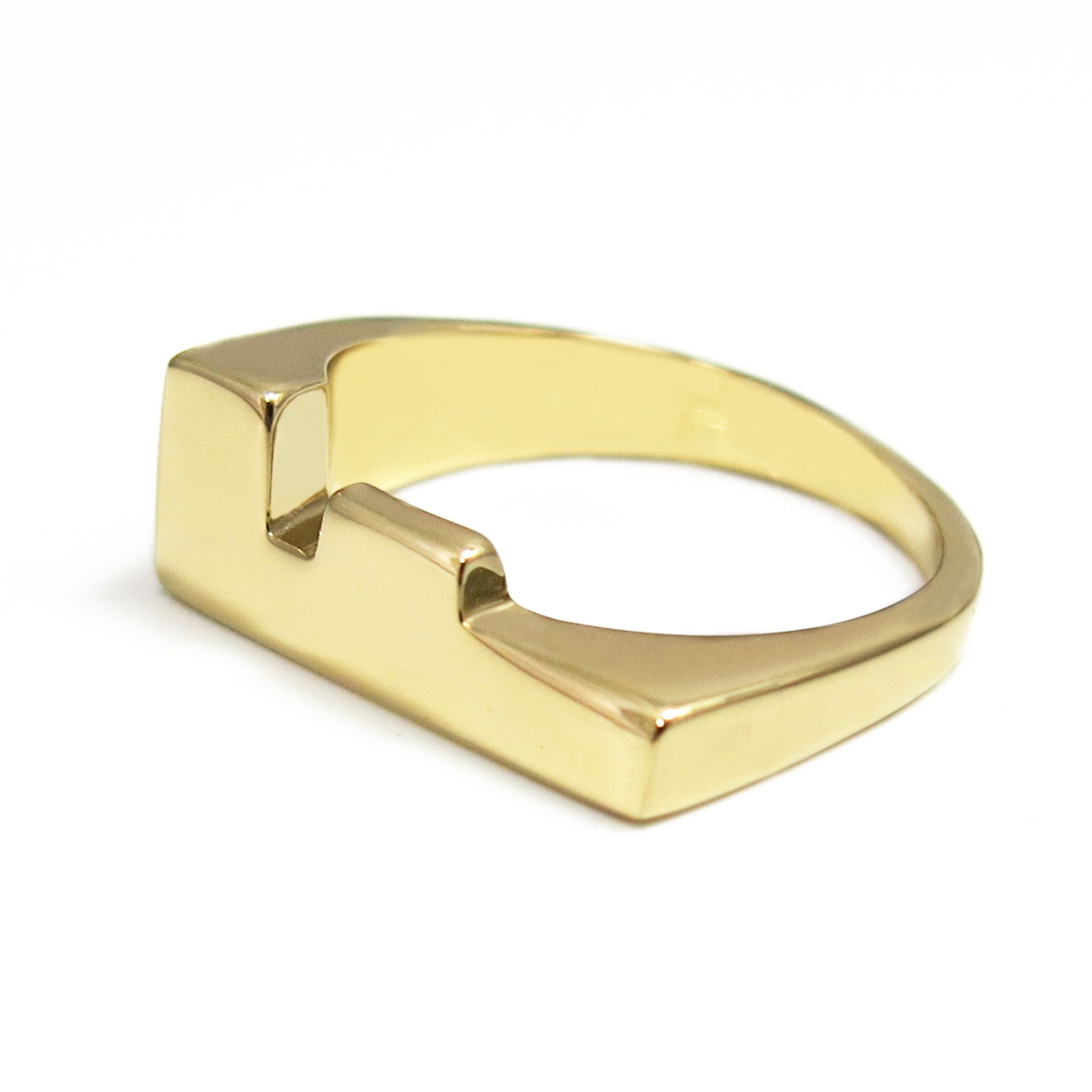 Initial Ring Gold Letter Ring F Ring Initial Jewelry - Etsy Israel