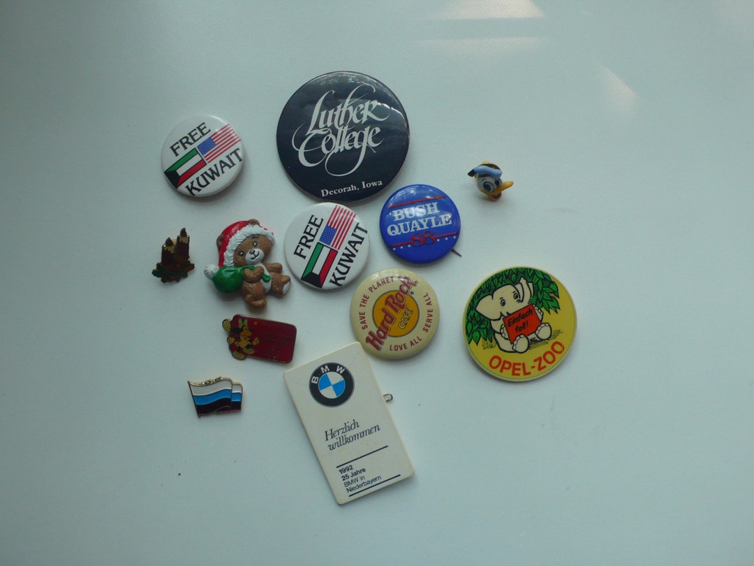 Vintage 1980s and 90s Pins - Etsy
