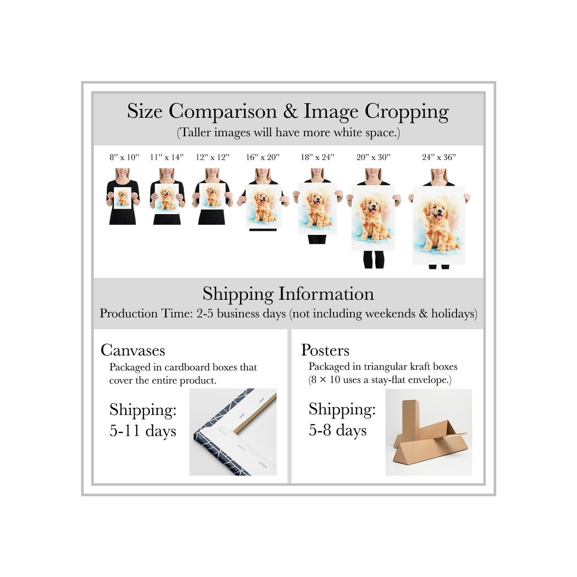 Young Boy & Puppy Poster. Wall Decor for Young Boys Bedroom, Nursery ...