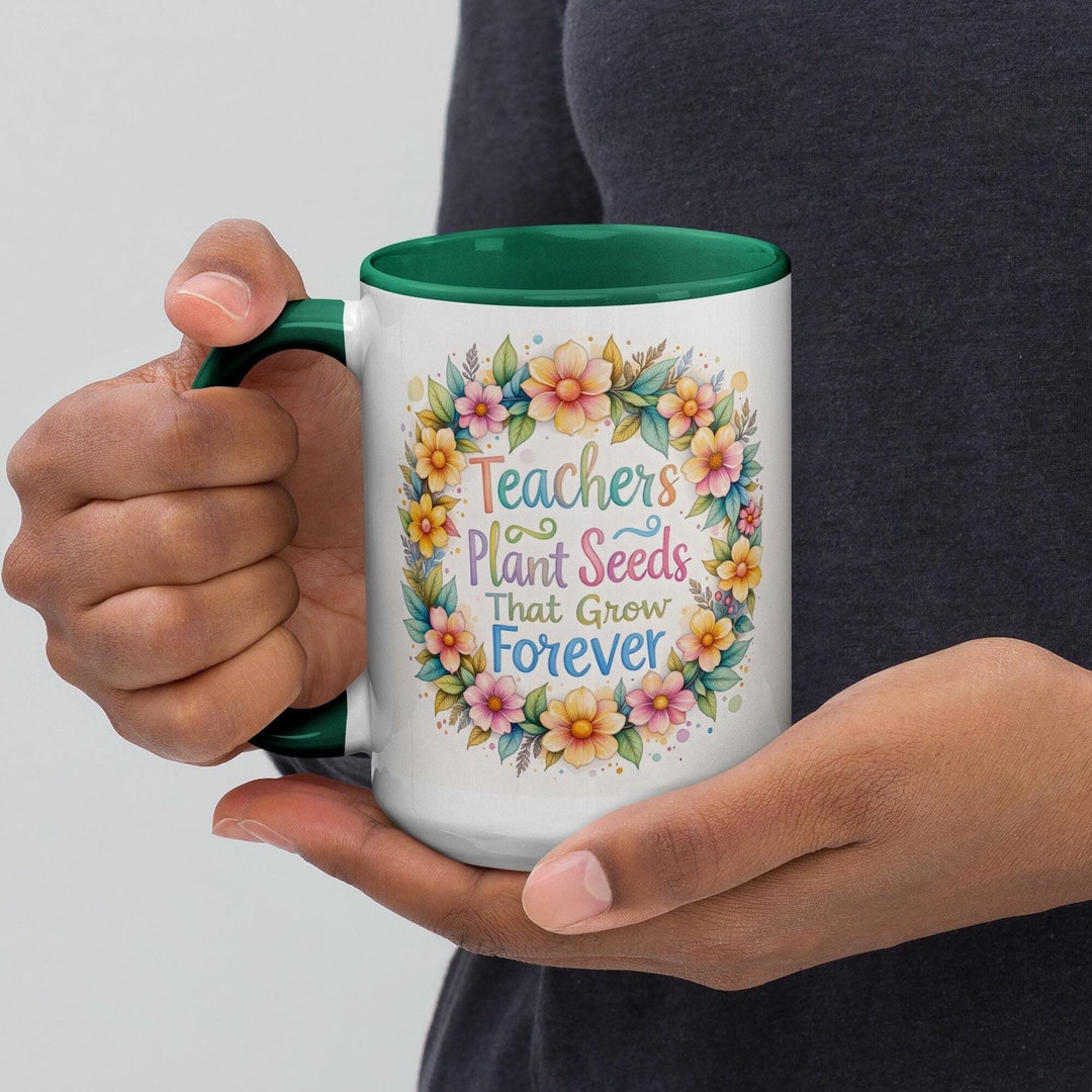 Teacher Appreciation 15oz Ceramic Coffee Mug. End of Year Teacher Gift ...