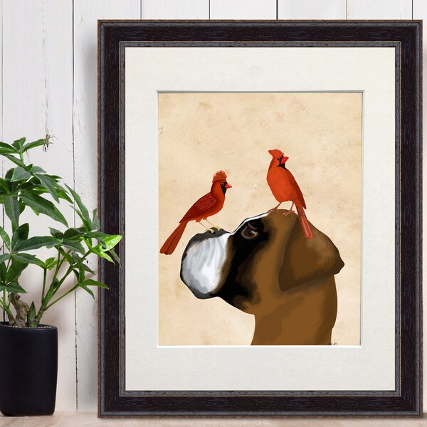 Boxer Dog Art - Etsy