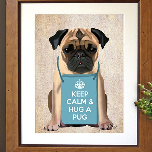 Pug Print - Etsy