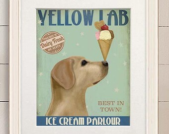 Yellow Lab Decor | Etsy