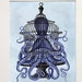 Octopus Tentacle - Octopus in Cage Blue - Kitchen Decor Kitchen Print ...