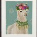 Llama Home Decor, Llama Bohemian 2, Llama Poster, Llama Artwork, Llama ...