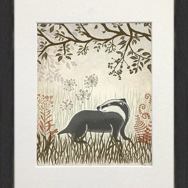 Badger Art - Etsy