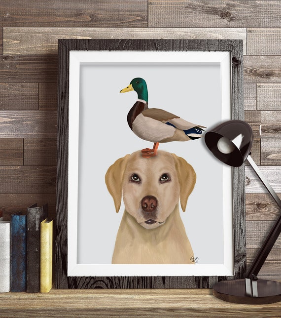 Yellow Lab Duck