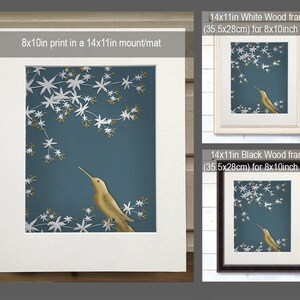 Hummingbird Art - Golden Hummingbird 1 - Hummingbird Wall Art Print ...