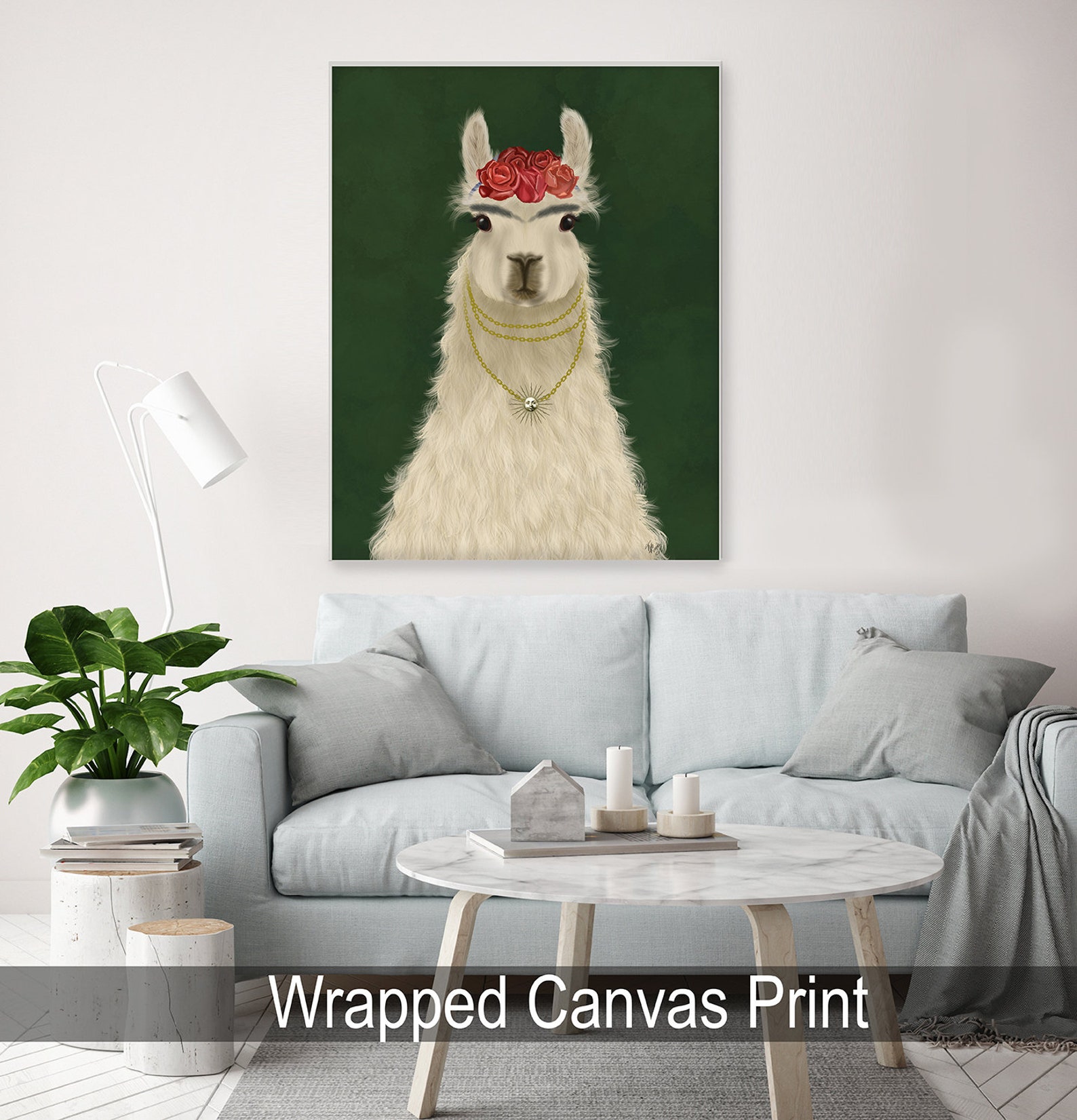 Llama Print Llama F Llama Art Llama Poster Hanger Llama - Etsy