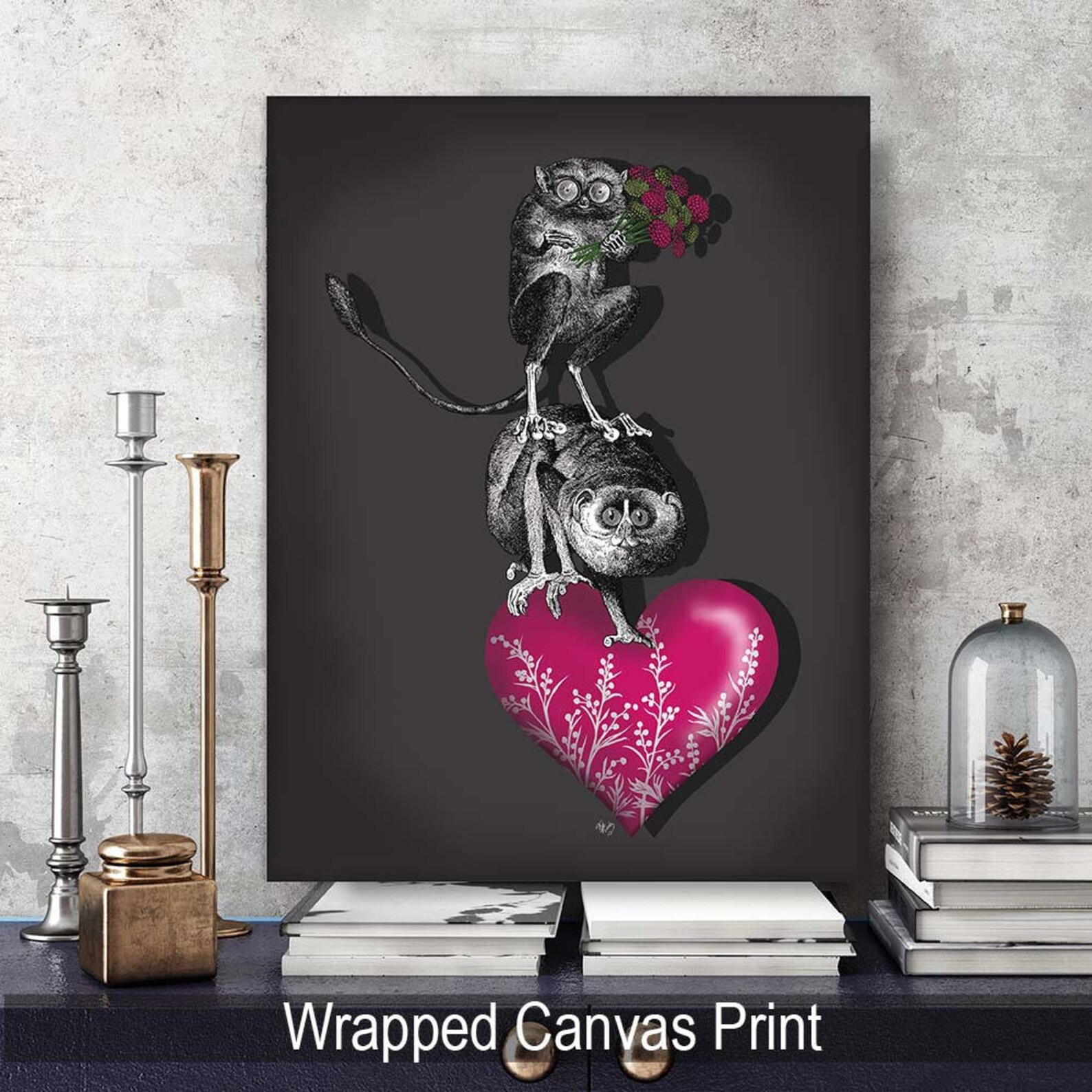 Loris Print Loris We Bought You Flowers Slow Loris Art - Etsy