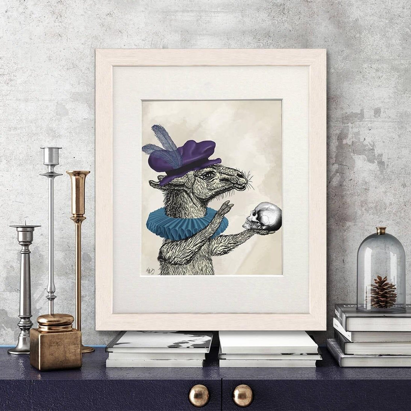 Llama Art - Llama Drama Llama - Llama Home Decor Wall Print Llama Llama ...