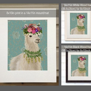Llama Home Decor, Llama Bohemian 2, Llama Poster, Llama Artwork, Llama ...