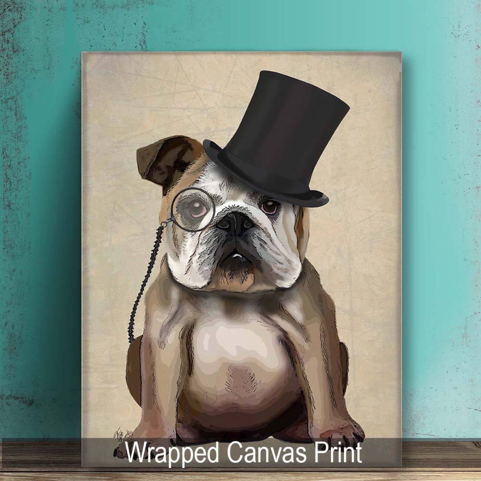 English Bulldog Gift Classy Dog Monocle English Bulldog Mom - Etsy