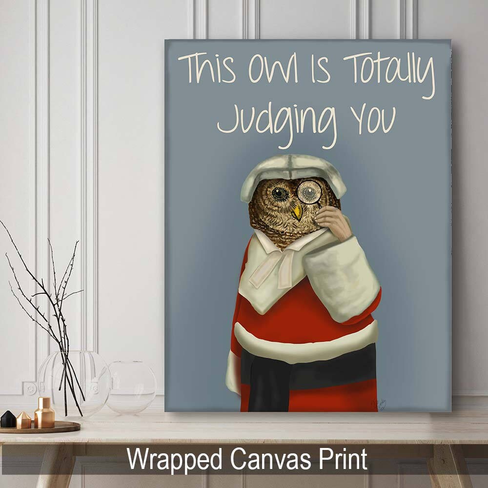 Legal Gift Owl Totally Judging You meme owl judge law school | Etsy