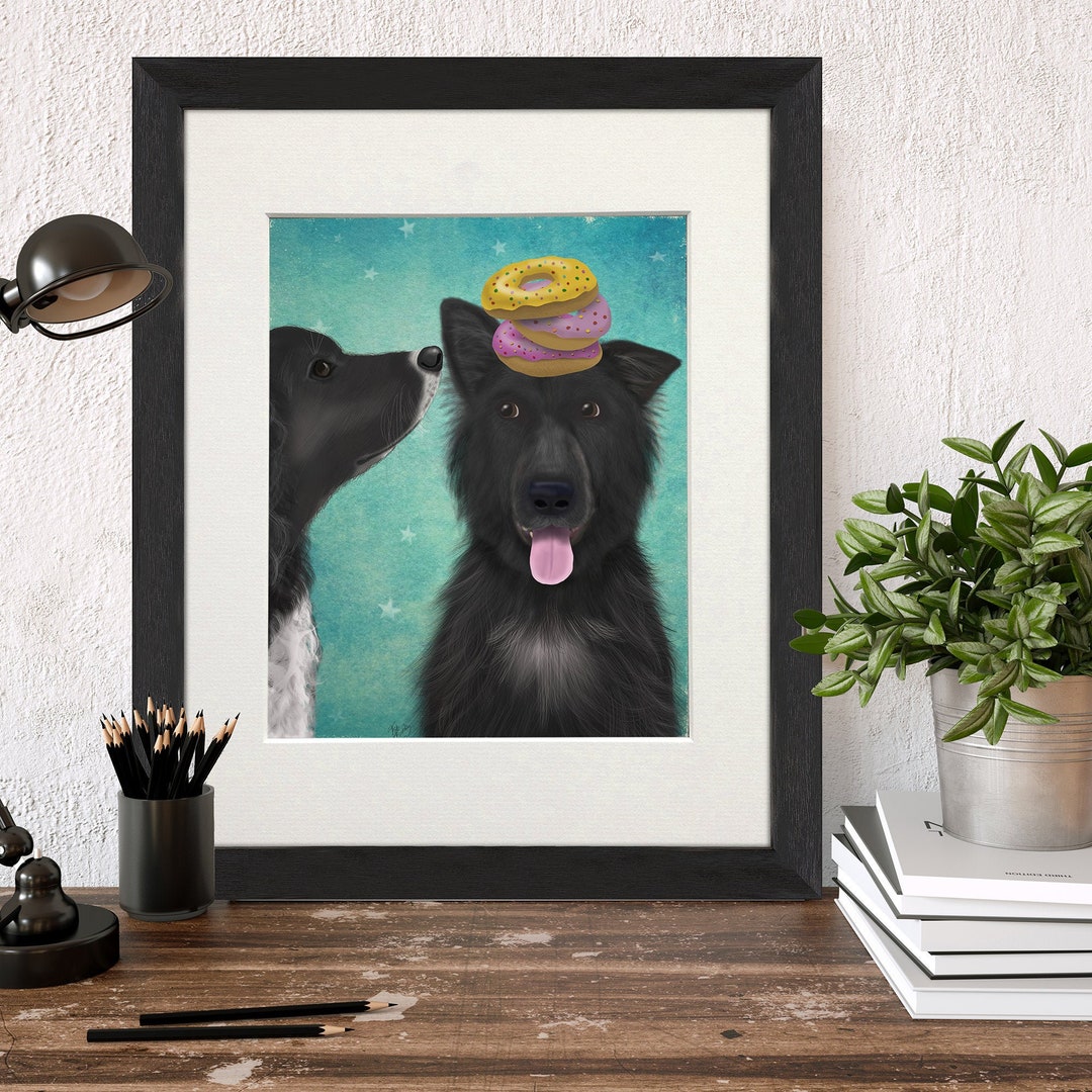 Groenendael Print, Groenendael Gift, Groenendael Art, Black Dog Poster ...