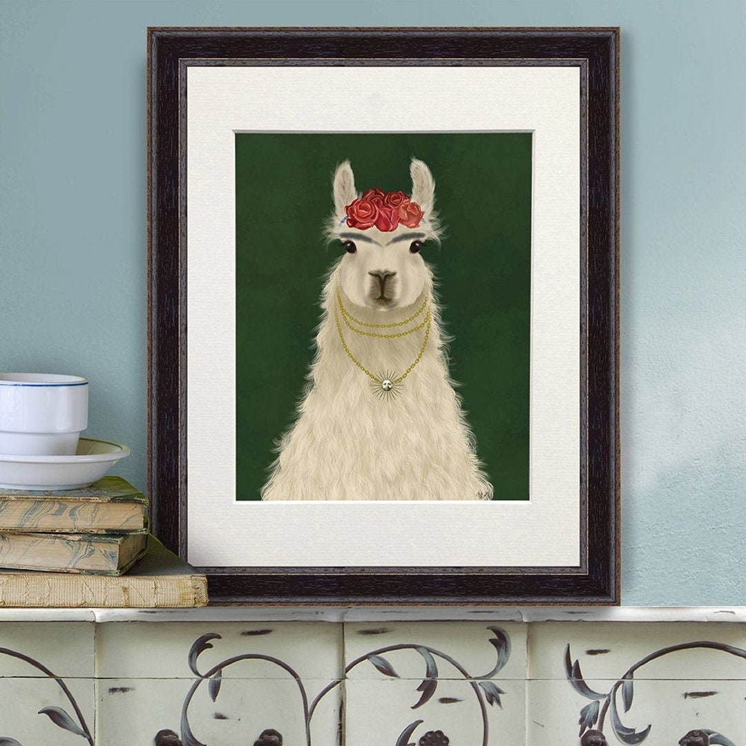 Llama Print Llama F Llama Art, Llama Poster Hanger, Llama Picture ...
