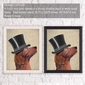 Red Setter Print - Formal Dog - Red Setter Painting Red Setter Decor ...