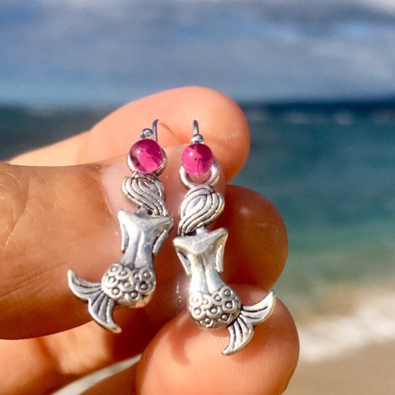 Mermaid Earrings - Etsy
