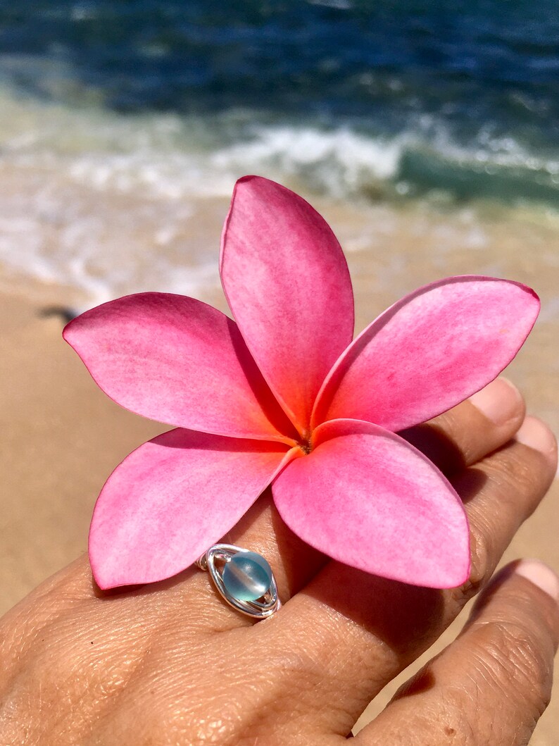 Aqua blue ring sterling silver ring Mermaid jewelry mermaid | Etsy