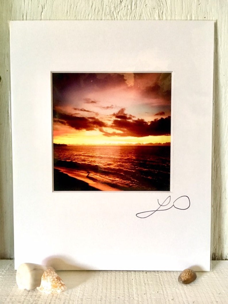 Hawaii Sunset Ocean Sunset Print Gift for Her Birthday Gift | Etsy