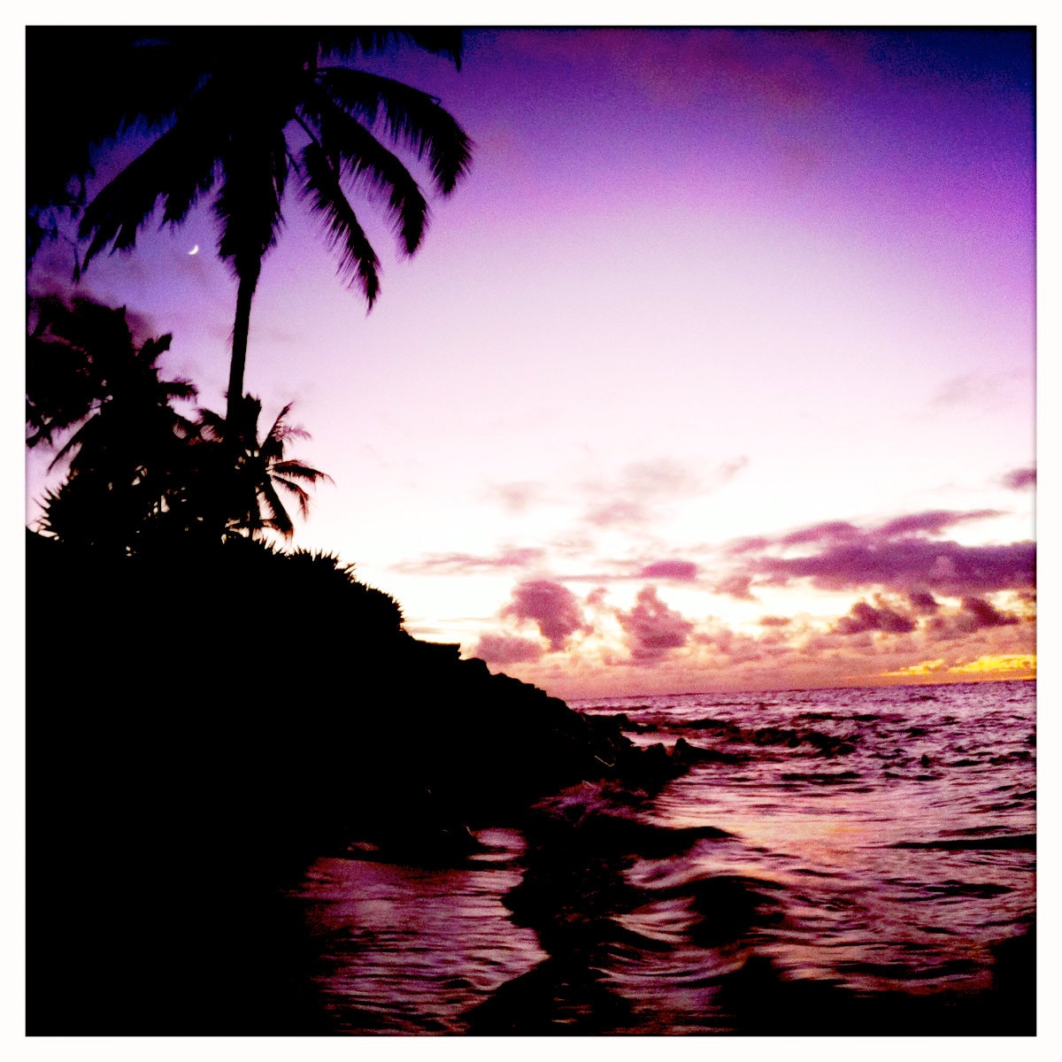 Hawaiian Purple Sunset