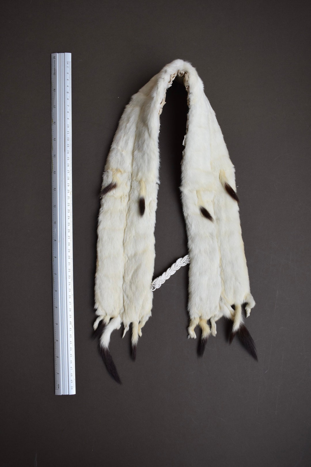 Vintage 1920’s Ermine Fur Stole Wrap Scarf - Etsy
