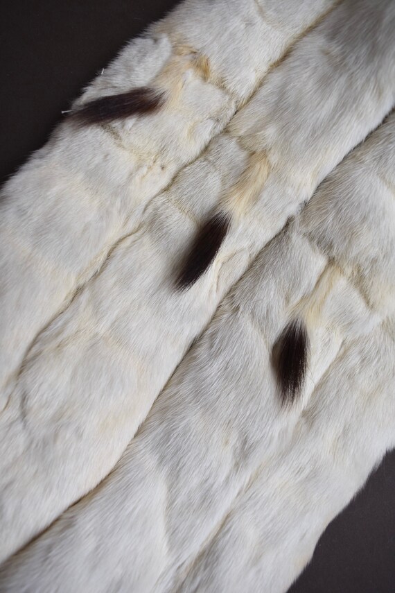 Vintage 1920’s Ermine Fur Stole Wrap Scarf - Gem