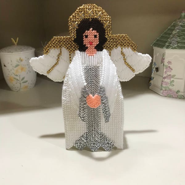 Plastic Canvas Angel Tree Topper - Etsy