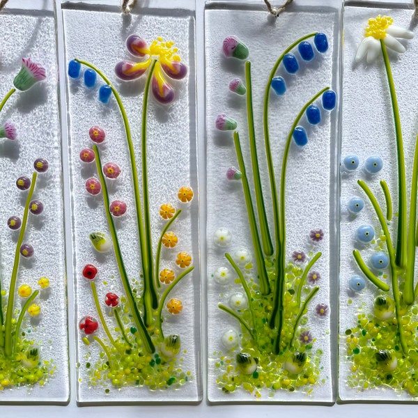 Fused Glass Suncatcher - Etsy