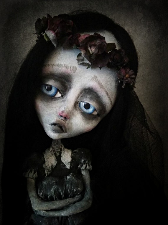Soldooak Ghost Doll Ghost Girl Doll Ghost Etsy