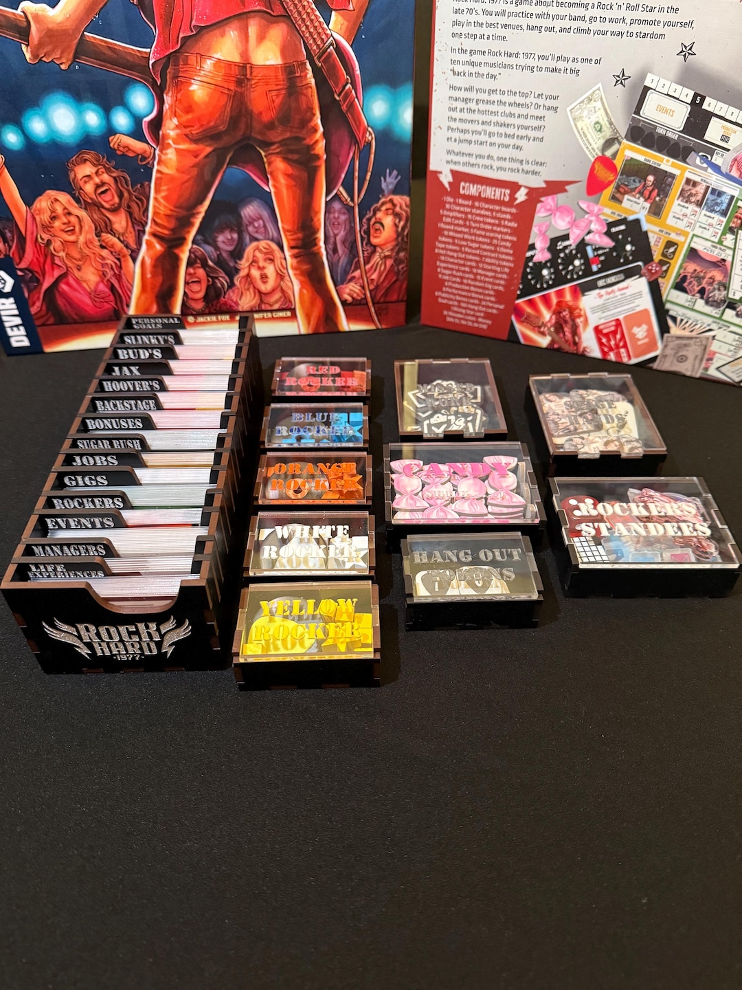 Rock Hard 1977 Board Game Insert - Etsy