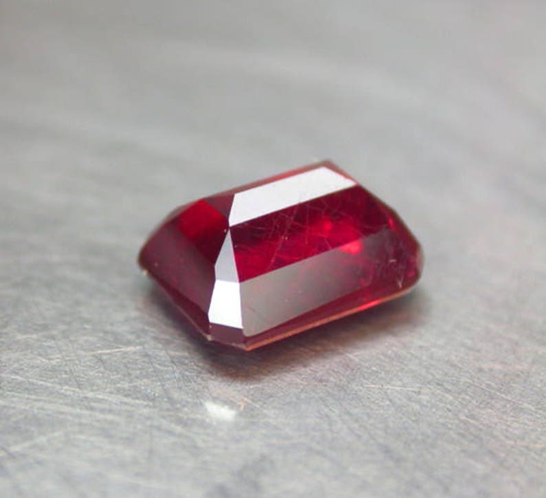 Genuine Ruby 2.35 Ct Bright Blood Red Guarantee Gem - Etsy Singapore