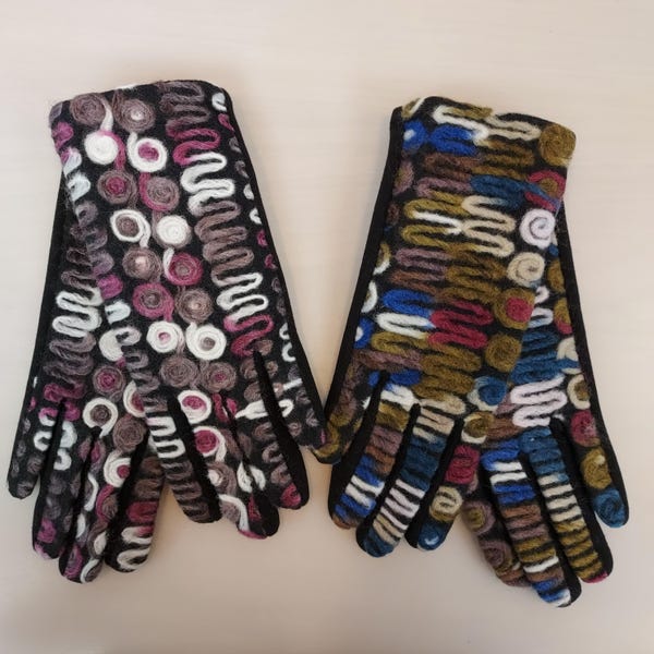 Embroidered Gloves - Etsy