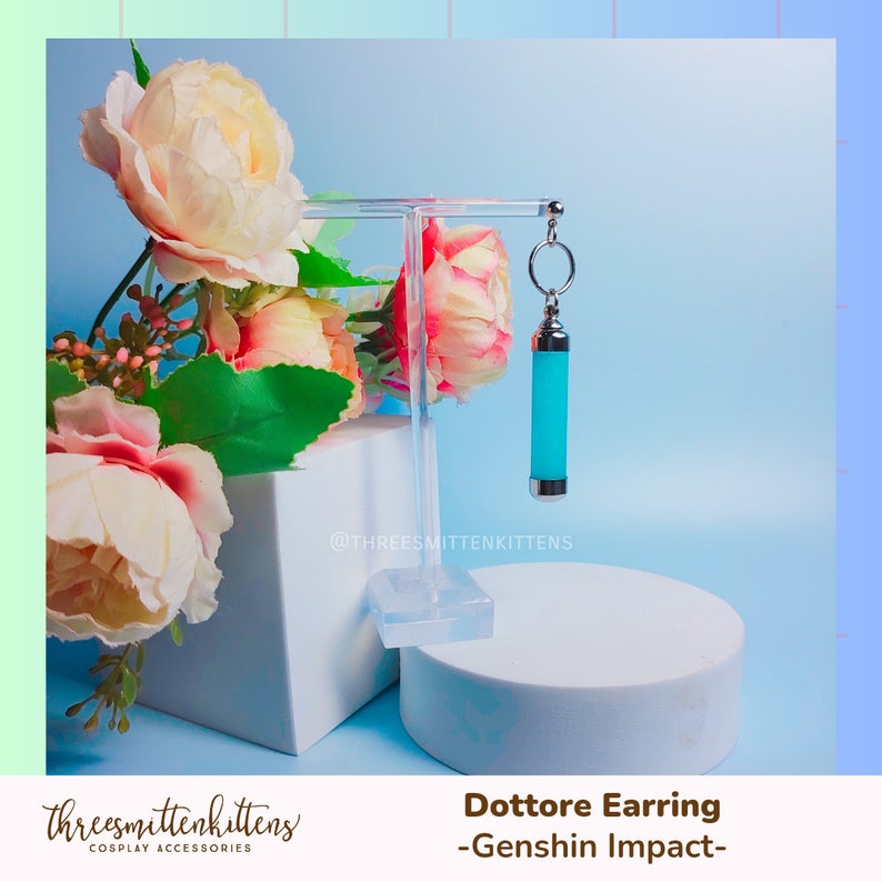 Genshin Impact Dottore Cosplay Earring - Etsy