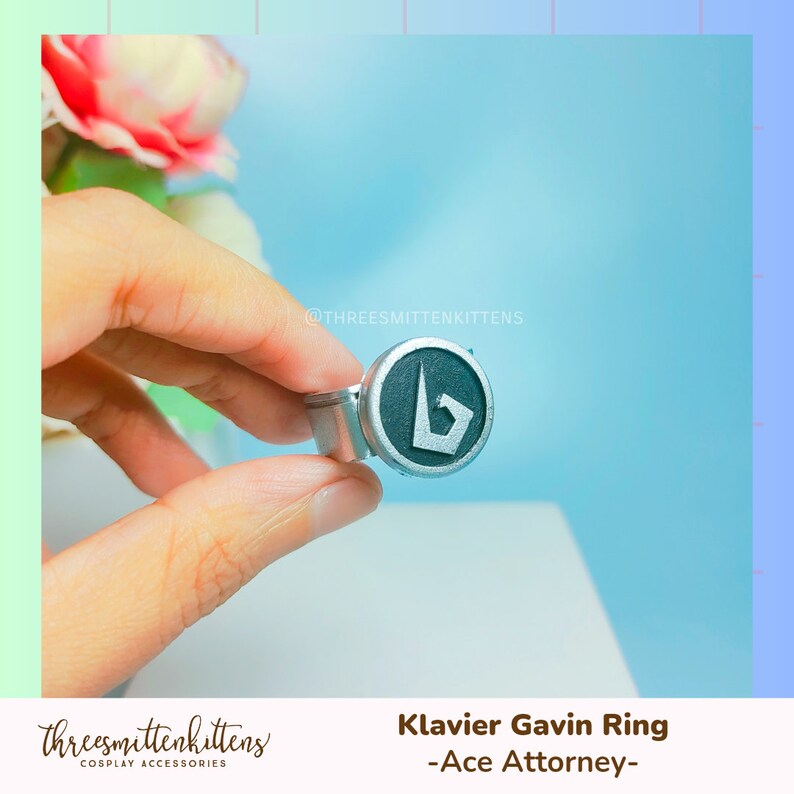 Ace Attorney Klavier Gavin Cosplay Ring - Etsy