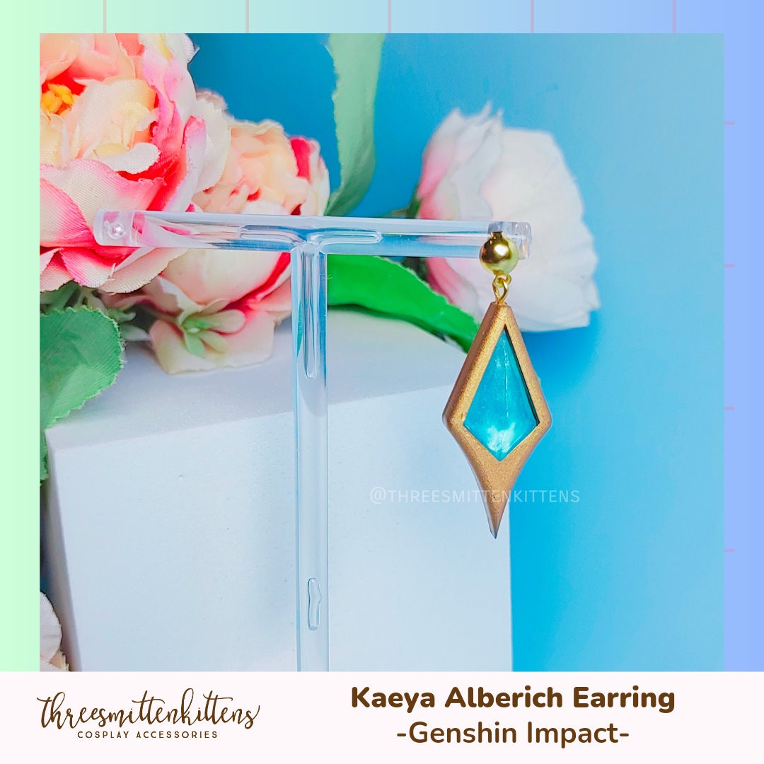 Genshin Impact Kaeya Alberich Cosplay Earring - Etsy