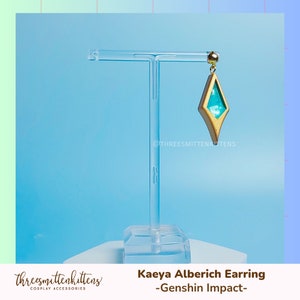 Genshin Impact Kaeya Alberich Cosplay Earring - Etsy