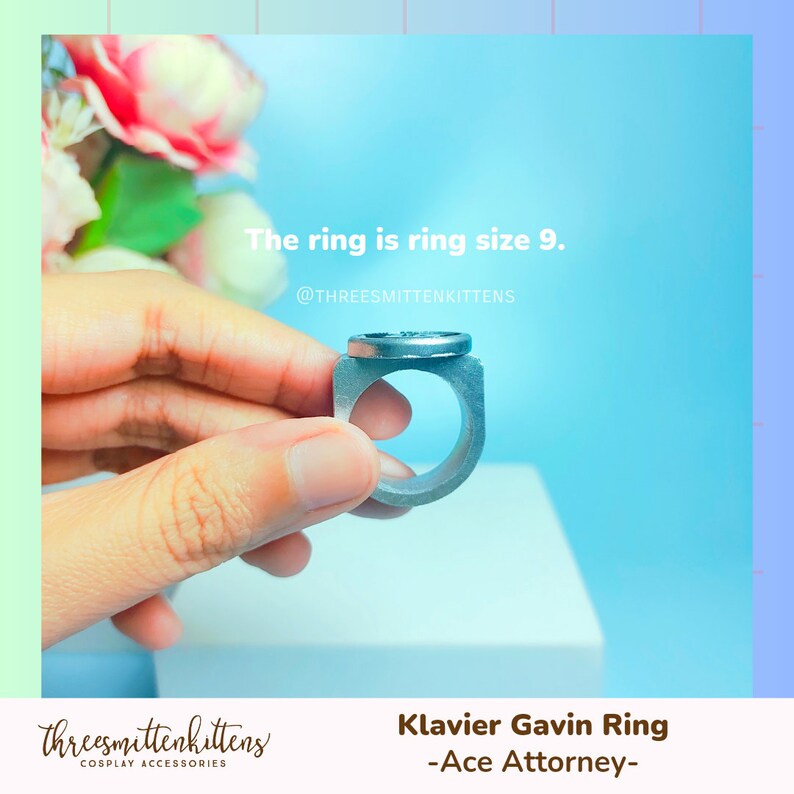 Ace Attorney Klavier Gavin Cosplay Ring - Etsy