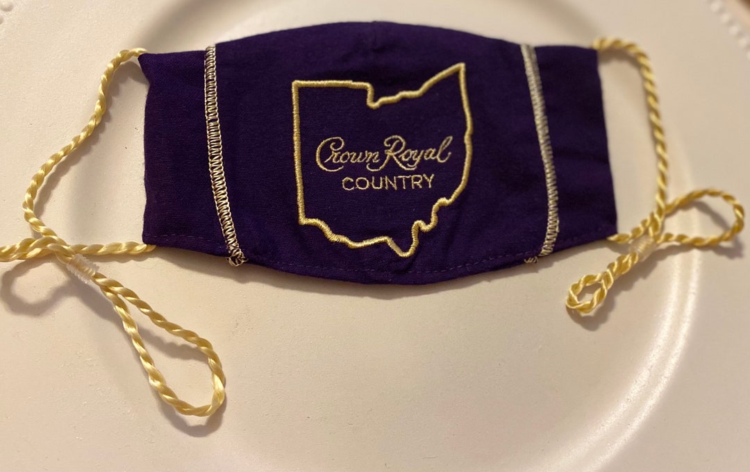 Authentic Ohio Crown Royal Face Mask - Etsy