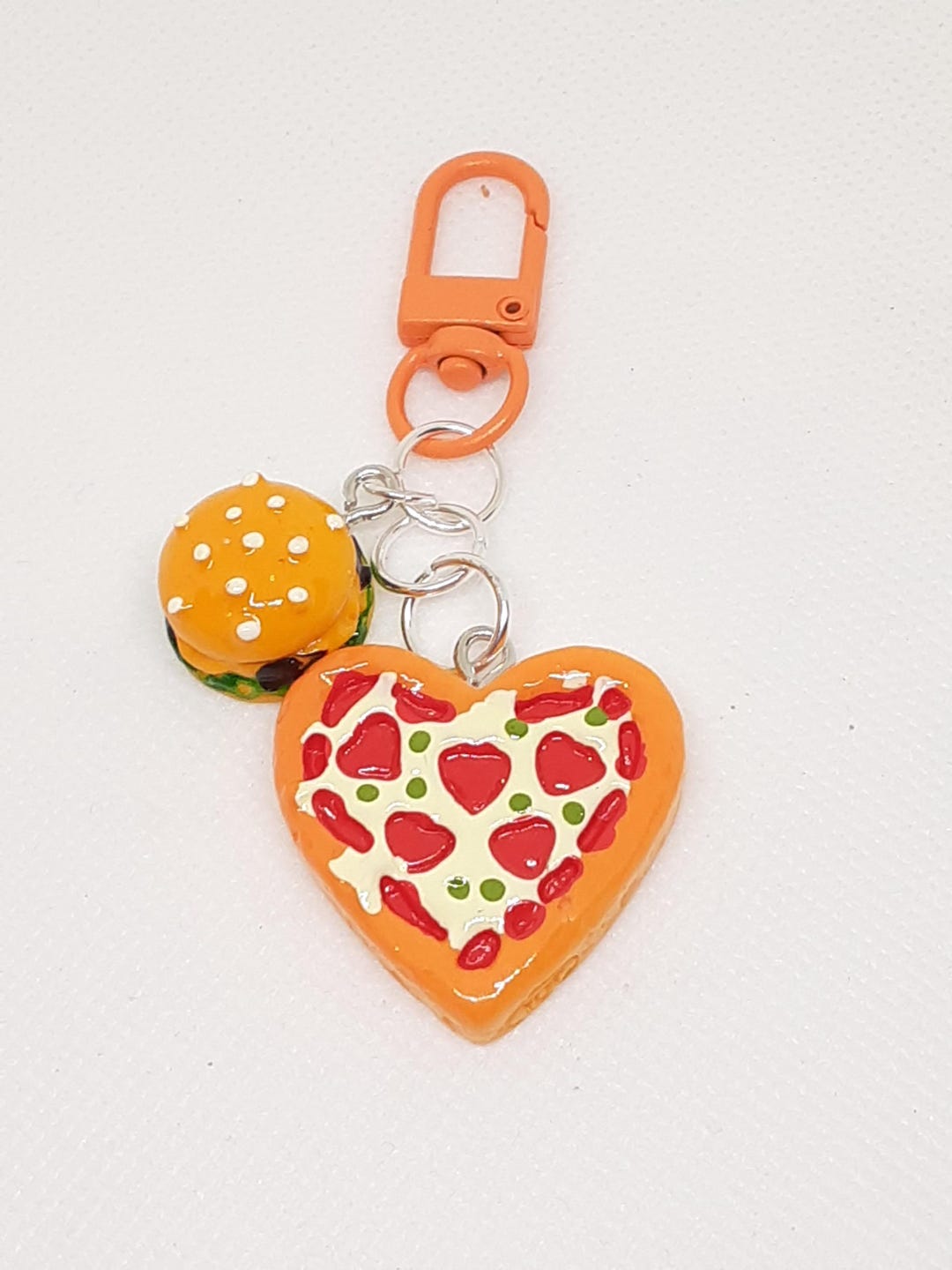 Pizza Keychain Zipper Pull Unique Fun Food Accessories Pizza Lovers ...